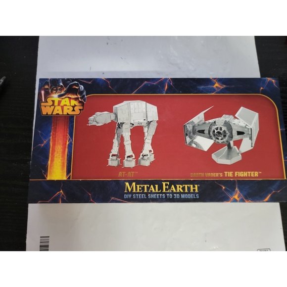 Metal Earth | Toys | Metal Earth Atat Darth Vader Tie Fighter Star Wars ...